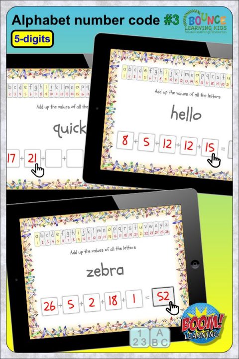 10 fun Alphabet number code number to letter puzzles