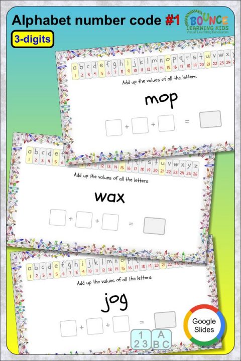 10 fun Alphabet number code number to letter puzzles