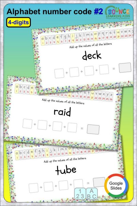 10 fun Alphabet number code number to letter puzzles