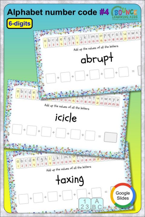 10 fun Alphabet number code number to letter puzzles