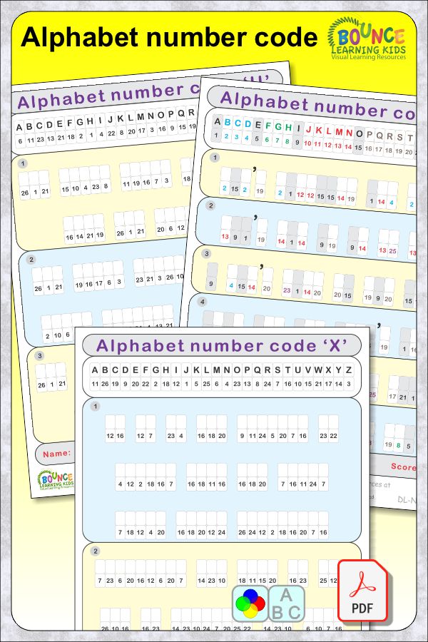 10 Fun Alphabet Number Code Number To Letter Puzzles