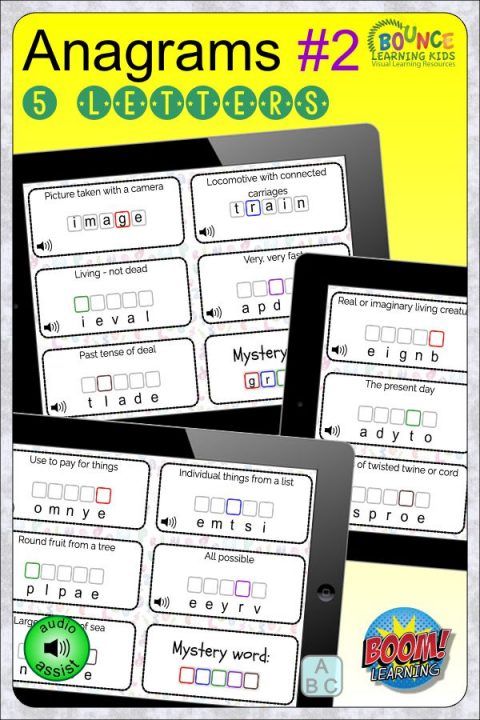 Over 100 Anagrams to solve | 4 & 5-letter word puzzles