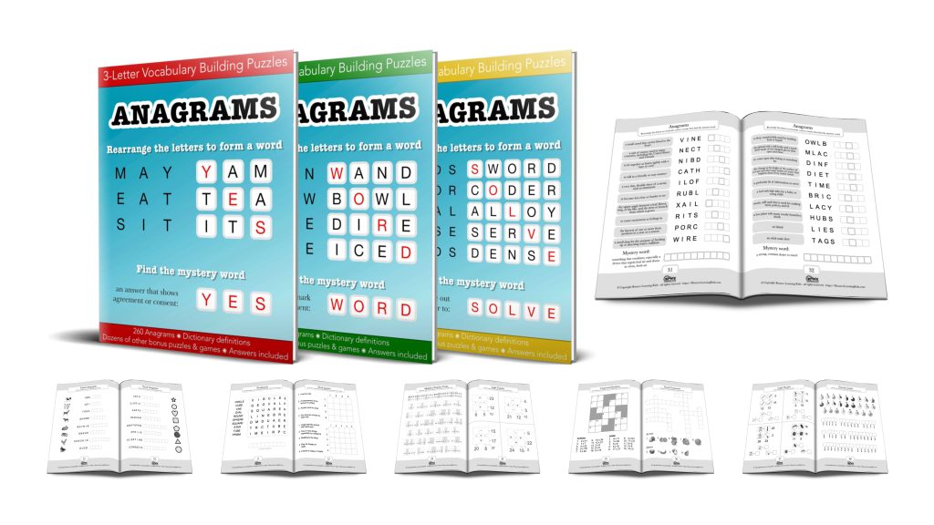 3 amazing Anagrams books