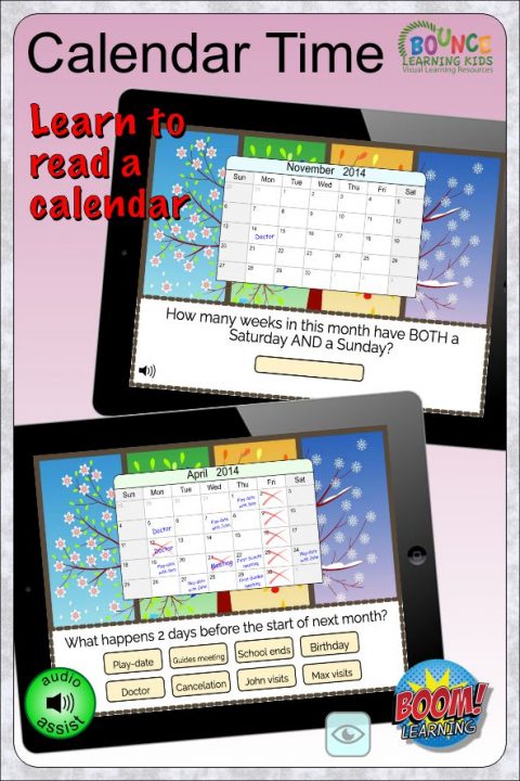 48 fun Calendar time questions | learn to read a calendar