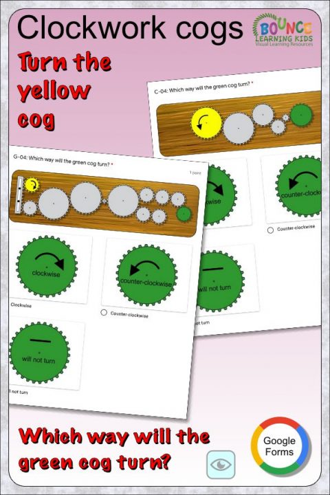 Fun Clockwork cogs questions puzzles | Turn the cogs