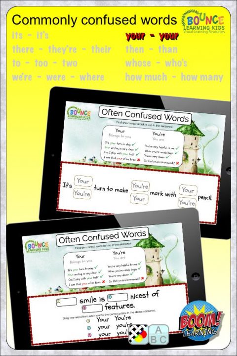 Fun Commonly confused words resources
