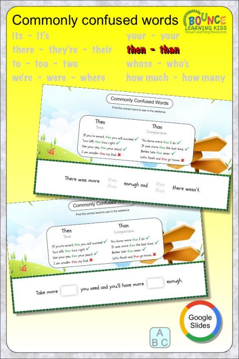 Fun Commonly confused words resources