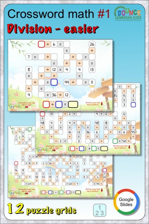 Crossword Math - crosswords with numbers and sums