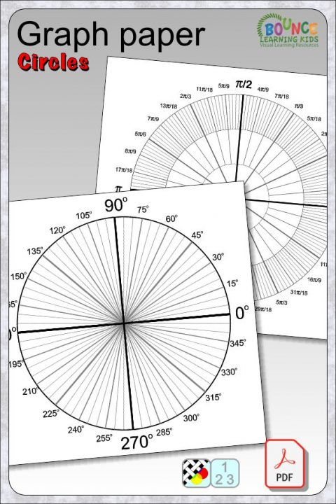 12 categories of Graph paper in various sizes
