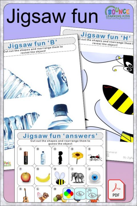 25 fun Cut and Reassemble jigsaw puzzles to download