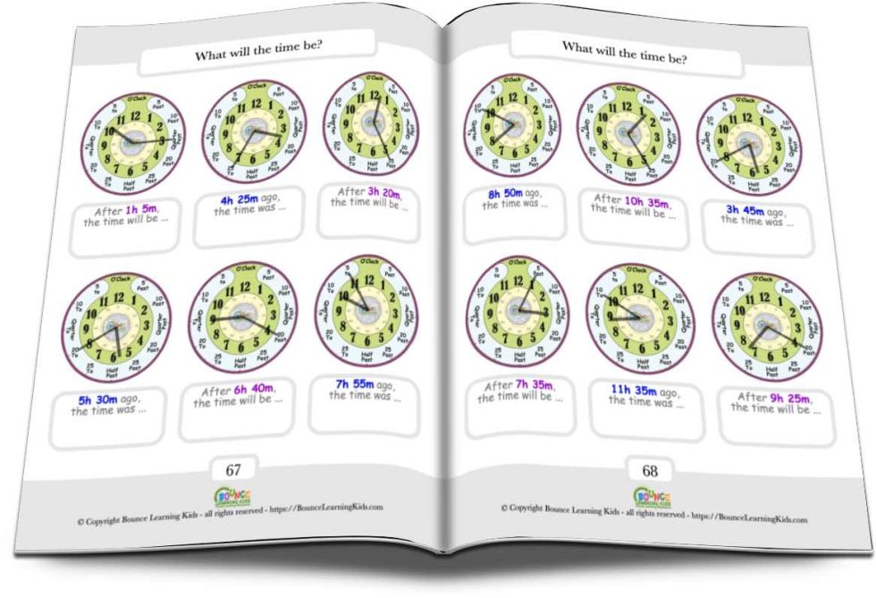 Learn to read an analog clock practice drills for all ages