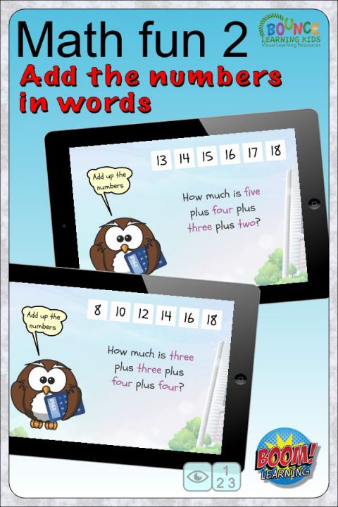 104 Math fun learn to count BOOM decks learn to count BOOM exercise decks