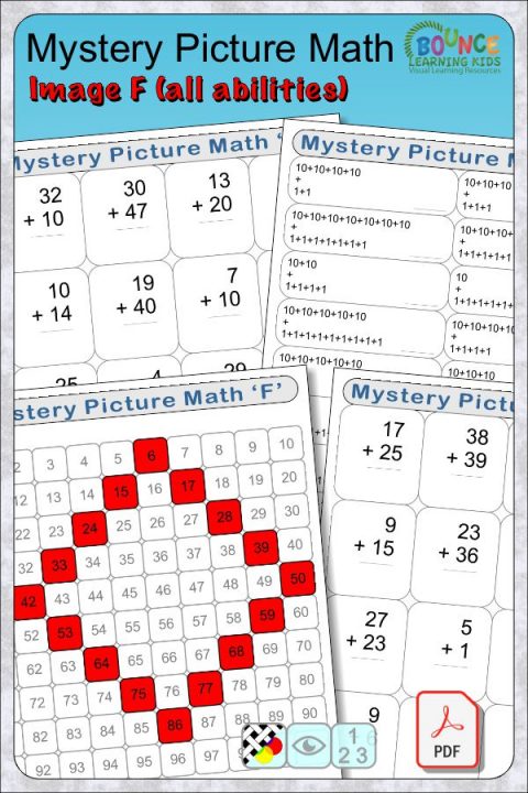 17 fun & varied Mystery Picture Math puzzle resources