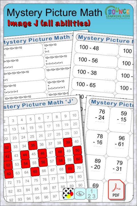 17 fun & varied Mystery Picture Math puzzle resources