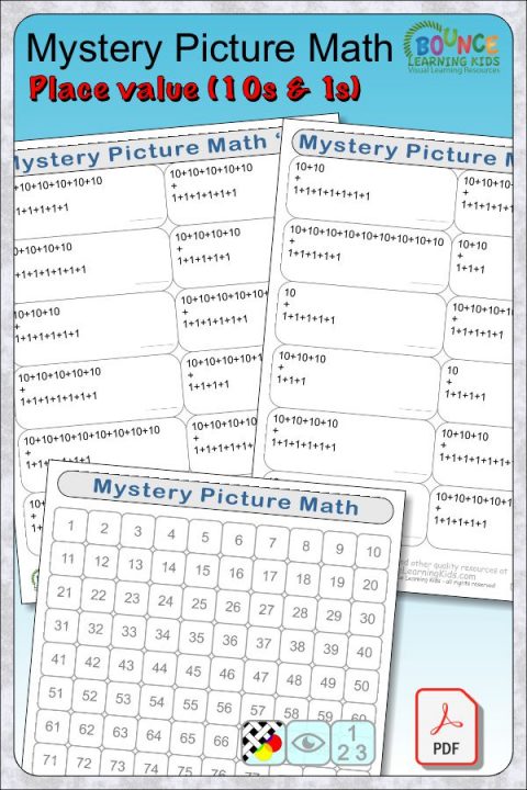 17 fun & varied Mystery Picture Math puzzle resources