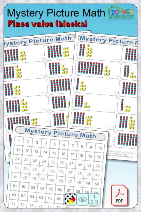 17 fun & varied Mystery Picture Math puzzle resources
