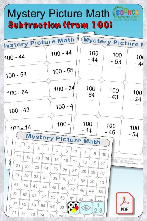 17 fun & varied Mystery Picture Math puzzle resources