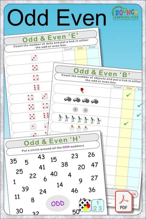 11 fun Odd Even worksheets to download