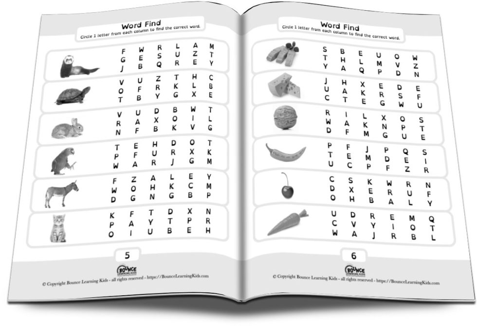 2 dyslexia activity books - comfortable to read puzzles