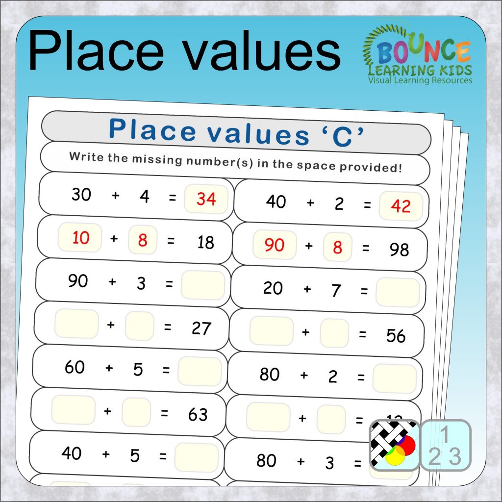 17 fun Place values worksheets to download