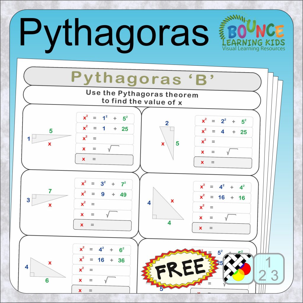 13 fun Pythagoras worksheets to download