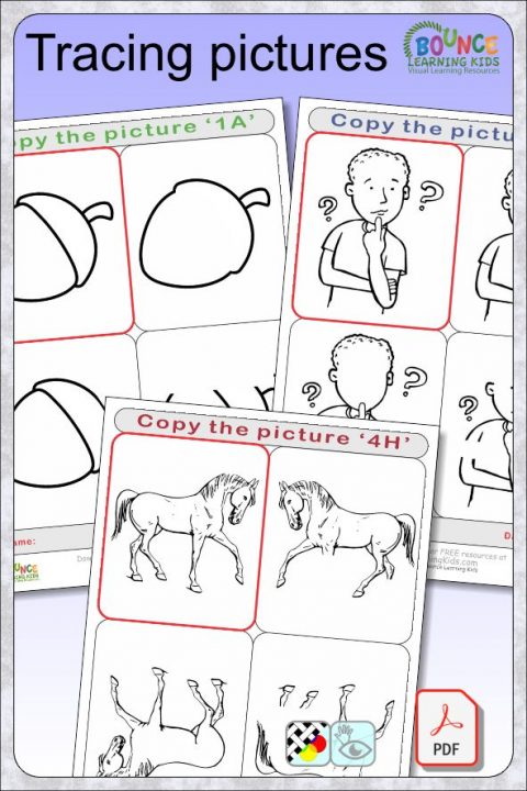 60 fun Tracing pictures worksheets to download