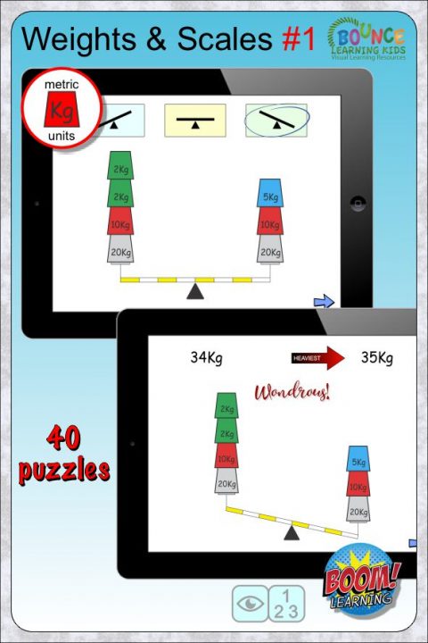 Fun Weights and Scales resources