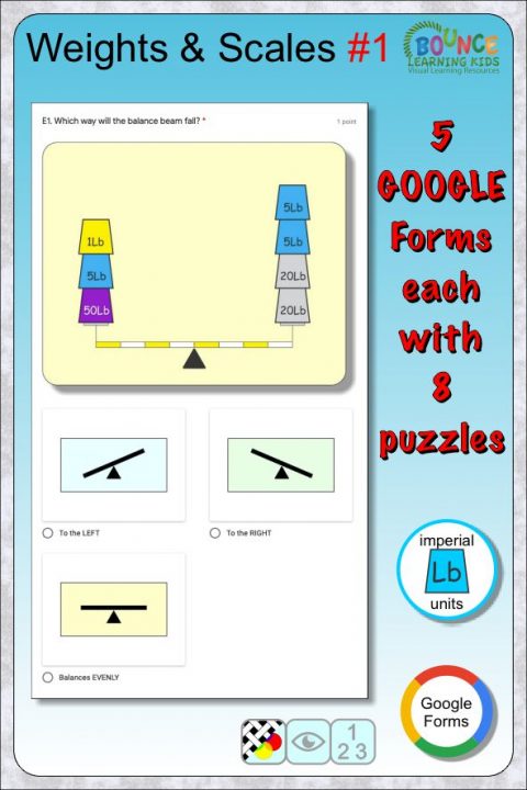 Fun Weights and Scales resources