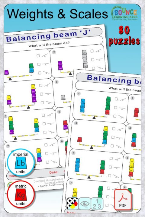 Fun Weights and Scales resources