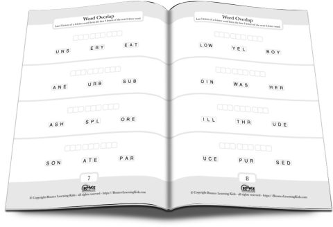 Word Overlap word Puzzles