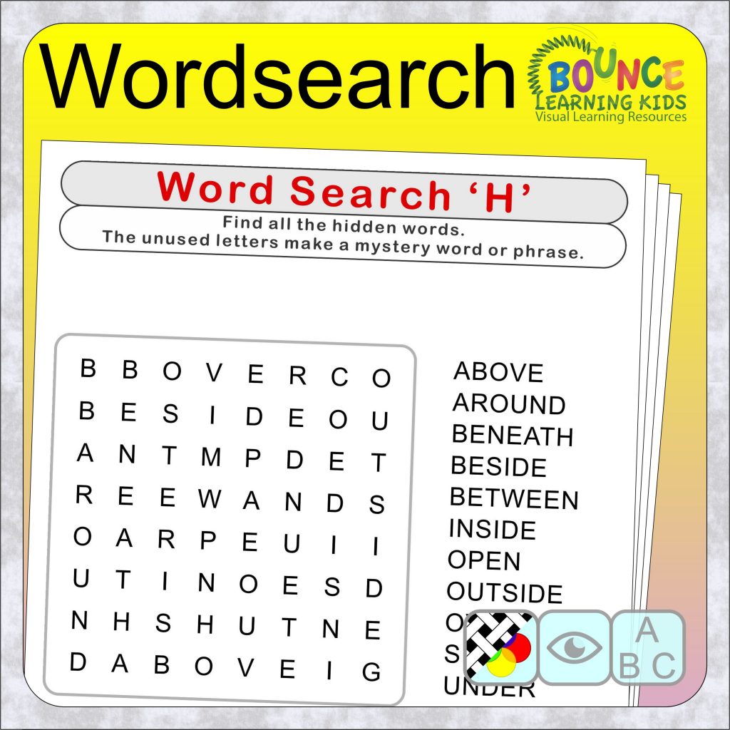 25 fun Wordsearch worksheets to download
