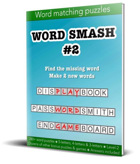 Hundreds of word smash puzzles