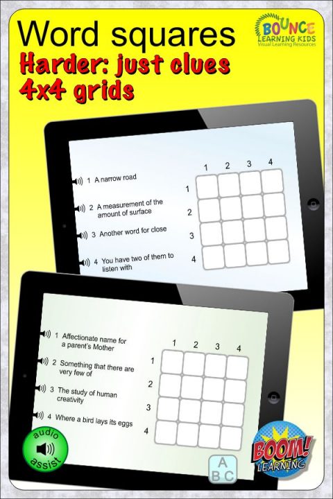 18 fun Word squares puzzles to solve