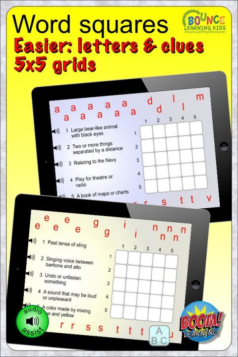 18 fun Word squares puzzles to solve